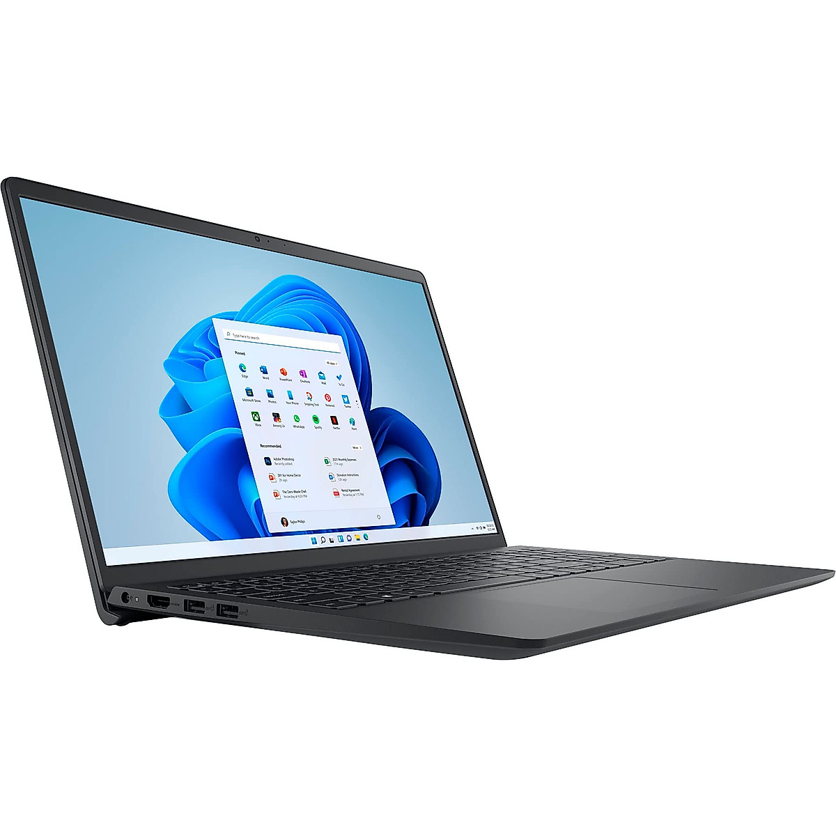 Dell Inspiron 15 3520 Laptop, Intel 4-Core i5-1155G7, 15.6" FHD IPS Touchscreen, Intel Iris Xe Graphics, 16GB DDR4 1TB SSD, WiFi, Bluetooth, HDMI, HD Camera, Carbon Black, Win11 Pro