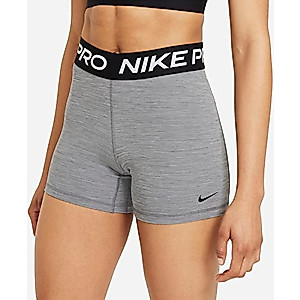 Nike Women's Pro 365 5in Shorts, Gray Black, Small