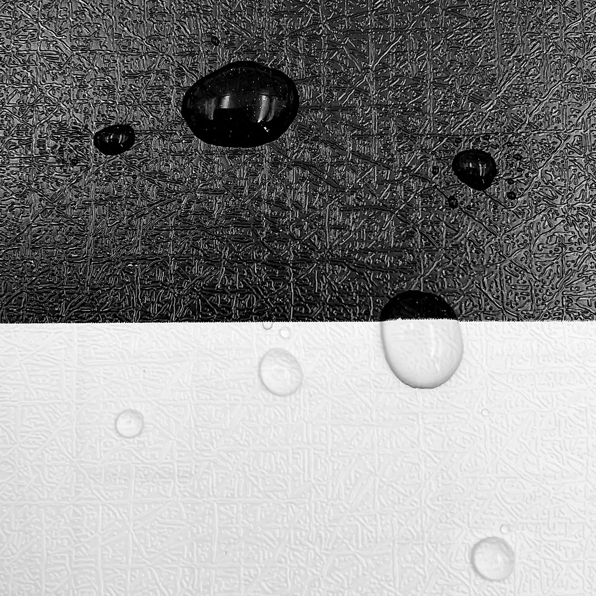 SimpleLife4U Black and White Stripe Self-Adhesive Shelf Liner Contact Paper 17.7 Inch By 9.8 Feet