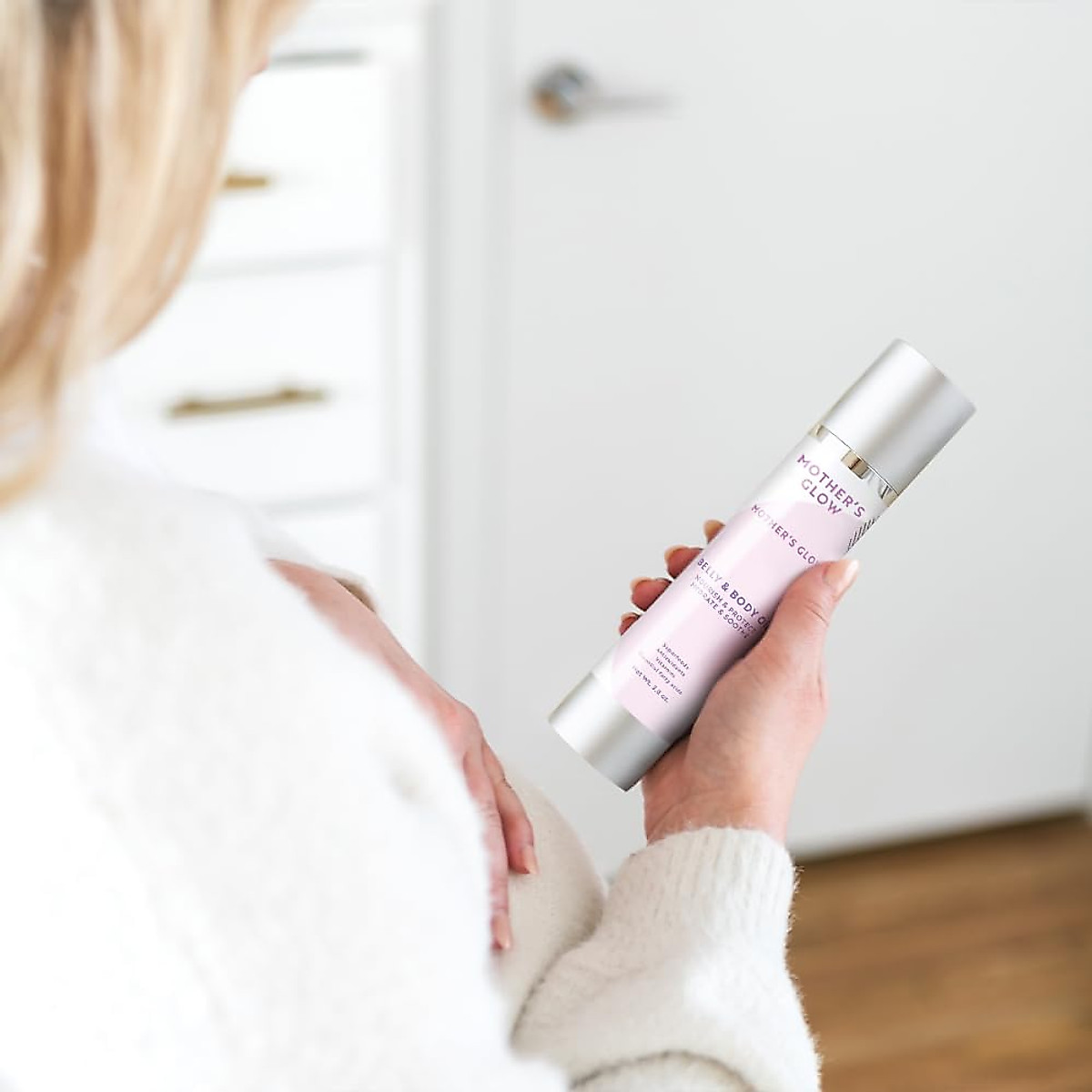 Organic Belly Oil for Stretch Marks, Plant-Based & Pregnancy-Safe Postpartum Skincare, Ultra Soothing Hydrating Nourishing