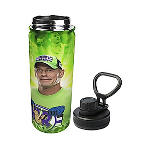 LUNKIND John Boxer Cena 18oz Stainless Steel Insulated Tumbler Sports Water Bottle Hot and Cold Travel Cup