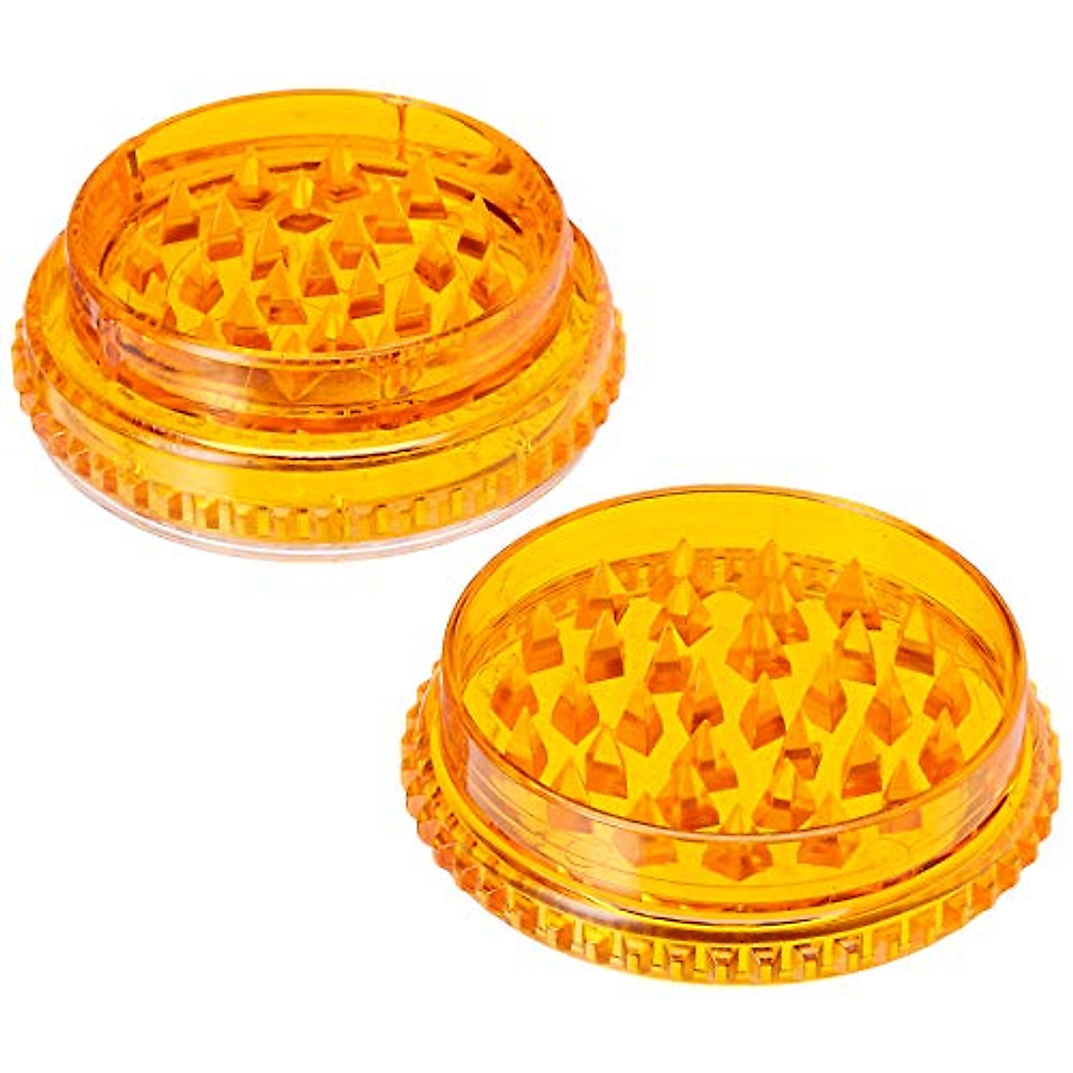 Stortz & Bickle Volcano Plastic Herb Grinder, 2.3, Orange