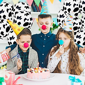 50 PCS Cow Balloons Funny Cow Print Balloons For Children's Party Western Cowboy Theme for Kids Birthday Party Favor Supplies Decorations Cowboy Birthday Balloons