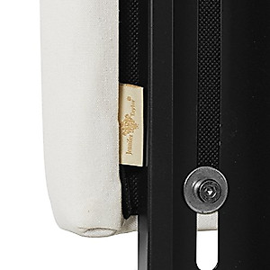 Jennifer Taylor Home Catherine Upholstered Queen Headboard, Antique White Woven