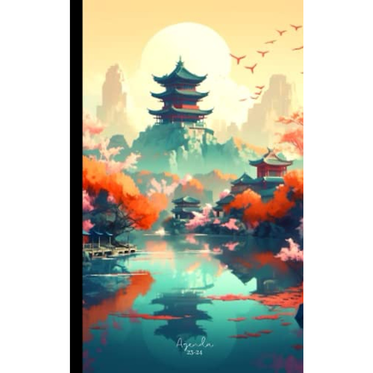 AGENDA 2023 - 2024: Agenda "JAPON". Septembre 2023 à Août 2024. Semainier. Calendrier annuel, mensuel et hebdomadaire Emploi du temps. Format A5. 141 pages (French Edition)