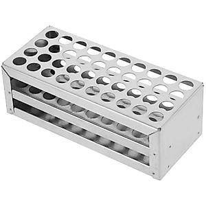 iplusmile Laboratory Test Tube Stand Test Tube Stand for Drying Test Tube Holder Rack Test Tube Rack for Lab Test Tube Rack Holder Laboratory Tube Holder Stainless Steel Drain Rack