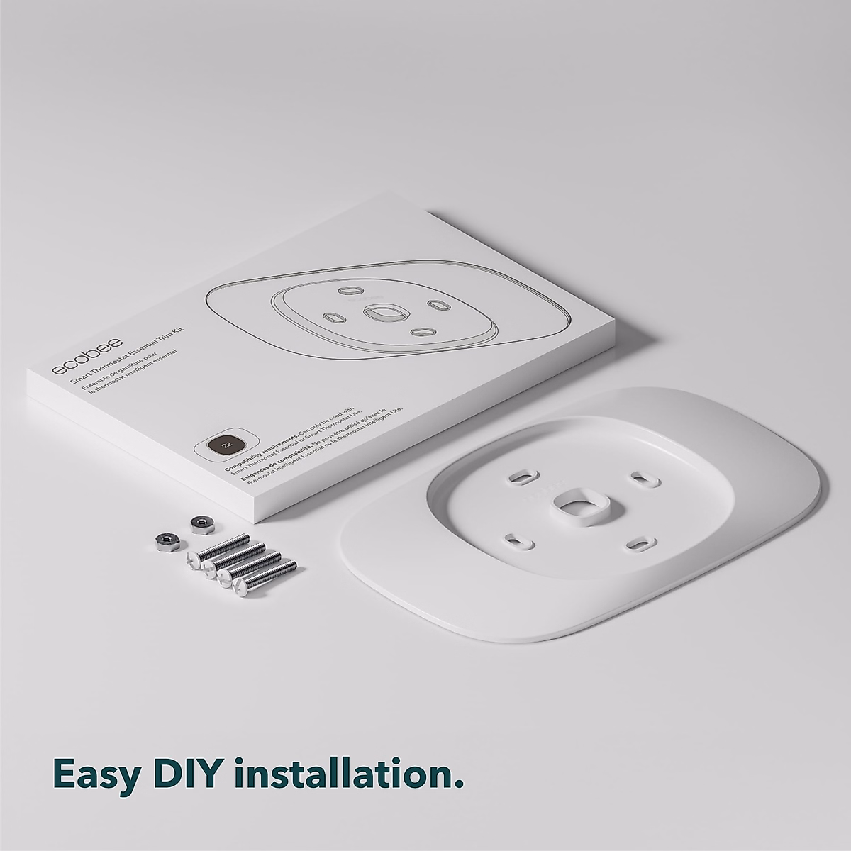 ecobee Trim Plate - Made for ecobee Smart Thermostat Essential - Programmable WiFi Thermostat Accessory