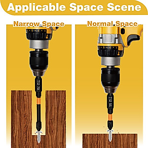 3 Pieces Strong Magnetic Screw Ring Holders With 3 Pieces Ph2 Screwdriver Bit Set, 1/4 Inch/ 6.35 mm Universal Magnetic Screw Ring Bit for Hex Screwdriver and Power Bits