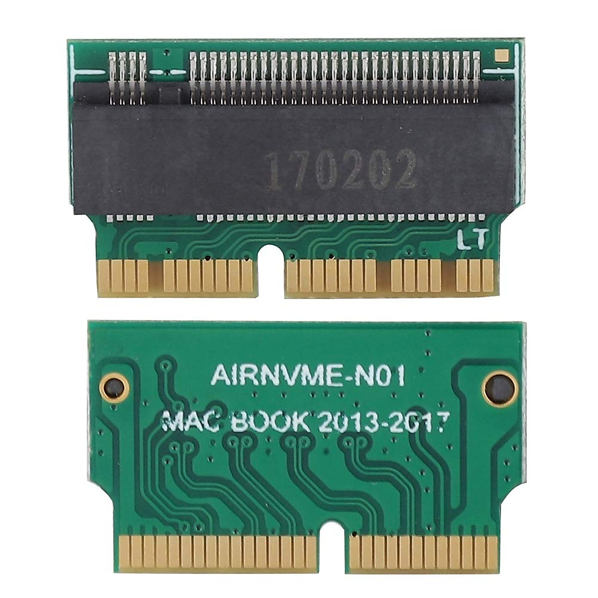 ASHATA Hard Disk to NVME SSD Adapter Concerter Card for 2013 2014 2015 MAC Book Air A1465 A1466 and for MacBook Pro A1398 A1502 SSD.