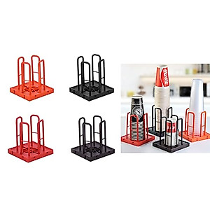 Argzm Multi Purpose Cup Storage Shelves Practical Glass Holder Efficient Cup Display Rack for Coffee Shops and Cafes