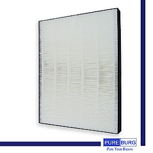 PUREBURG FP-F60UW Replacement True HEPA Filter Set Compatible with Sharp FZ-F60HFU FZ-F60DFU Fits Sharp FP-F60UW FP-F60U-W Air Purifier