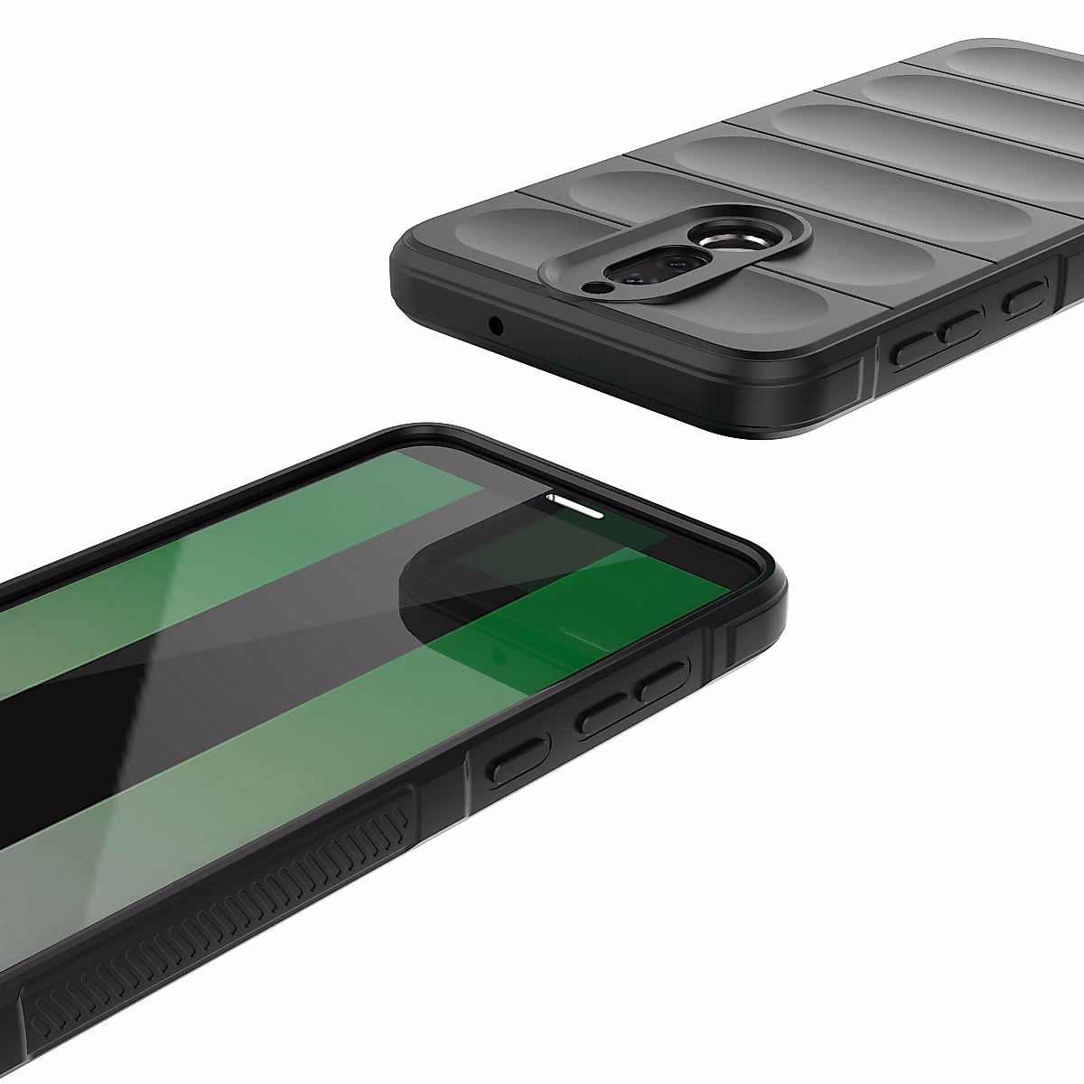 Elubugod Case for Huawei Mate 10 Lite Case Cover,TPU Mobile Phone Soft Case for Huawei Mate 10 Lite RNE-L01 RNE-L03 RNE-L21 RNE-LX1 RNE-L23 RNE-LX3 / Nova 2i RNE-L02 Case Cover Black