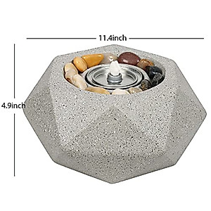 BPS Tabletop Fire Pit Portable Fireplace,Table Top Fire Bowl for Indoor and Outdoor