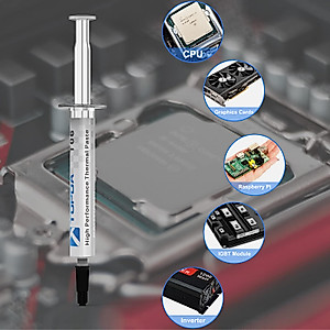Thermal Paste, Heatsink Paste, Thermal Compound Paste for CPU Coolers GPU IC Processor High Performance CPU Thermal Paste 3g