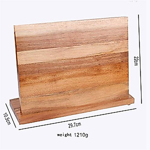 XJXJ Durable Space Saving Practical Wood Magnetic Knife Holder Knife Stand Storage Organizer For Kitchen Home Resturant kitchen knives block set