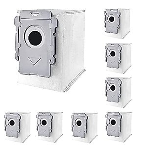 8Pack Vacuum Bags Replacement for irobot Roomba i8,i8+(8550),i7,i7Plus,i6,i6+(6550),i4,i4+(4552),i3,i3+(3550),s9+(9550),s9, j7+,j7 Vacuum Clean Base with Automatic Dirt Disposal Bin Bags(8PACK)