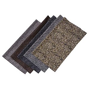 MILISTEN Floral Bedsheets 5Pcs Cotton Fabric Floral Fabric Squares Assorted Color Cotton Wrapping Cloth Squares Quilting Fabric for Sewing DIY Art Crafts, 19. 6 x 17. 7 Inch, Black Cotton Sheets