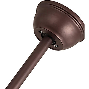 Lighting Groups 42" Retractable Ceiling Fans with LED Light Remote Control 4 Invisible Clear ABS Blades Livingroom Diningroom Fan Chandelier Indoor Ceiling Light Kits with Fans (Brown)