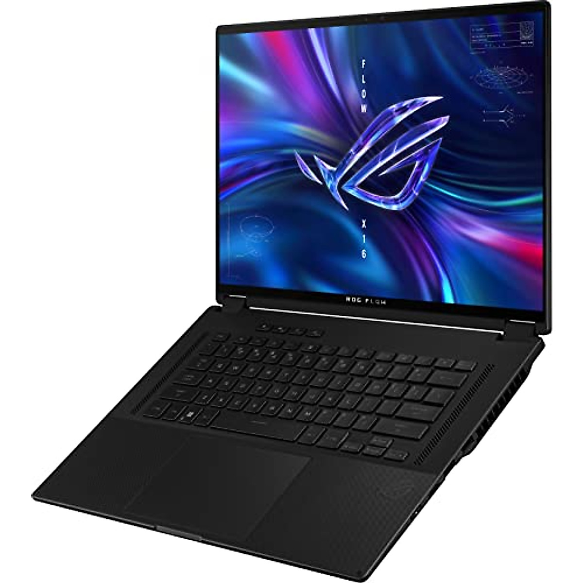 ASUS ROG Flow X16 16.0" Touchscreen 165Hz WQXGA IPS Gaming Laptop (AMD Ryzen 9 6900HS 8-Core, 16GB DDR5, 2x1TB PCIe SSD RAID 0 (2TB), GeForce RTX 3060 6GB, Backlit KYB, WiFi 6E, Win11Home) w/Hub