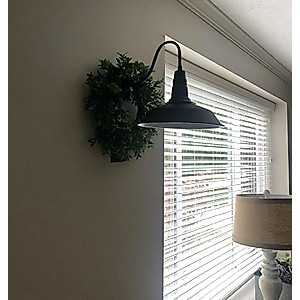 KAYYELAMP 1-Light Motion Sensor Rechargeable Battery LED Bulb Wireless Gooseneck Stem Vintage Design Wall Sconce for Entrance Terrace Bathroom Loft Stairways