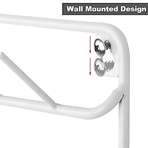 Thread Holder Organizer Wall 54-Spool Sewing Thread Rack 4 Pack Embroidery Spool Holder Organizer Wall Mounted with Hanging Tools White