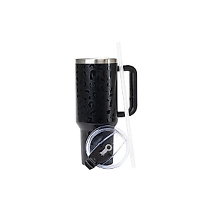 Sip+Sea Cayman 40 oz Stainless Steel Tumbler with Handle, Lid, and Straw | Double Wall Vacuum Insulated