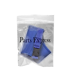 Parts Express Dog Muzzle, Soft Anti-Biting Barking Chewing Muzzle, Breathable Waterproof Adjustable Muzzle for Small Medium Dogs,Blue (XXS)