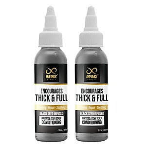 Infinix Black Seed Oil for powerful Hair growth - Thick and Full - Pack of 2