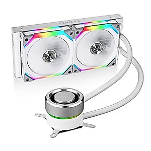 Lian Li Galahad AIO UNI Fan SL Edition 240 White - UNI Fan SL120 Edition - GA240SLA .01(with LGA 1700 Bracket)