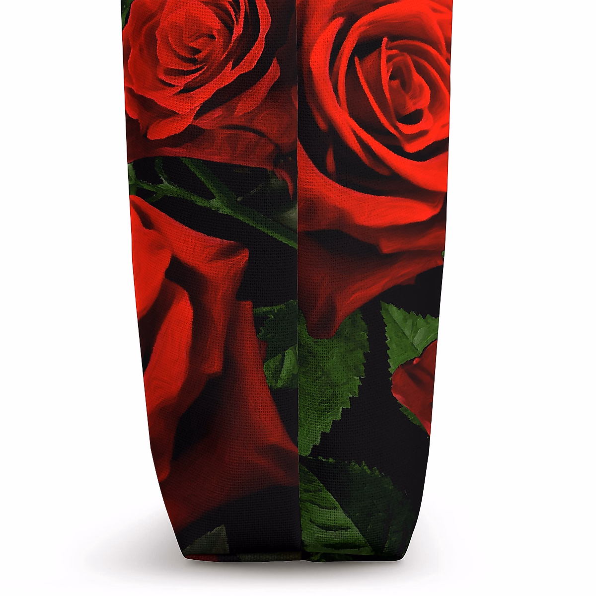 ATELIER H Artisan "Novelty Red Rose Art" Tote Bag