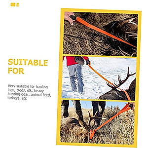 NOLITOY 2pcs Deer Rope Antler Belt Portable Strap Gifts for Men Drag Rope Accessories for Men Outdoor Gear Outdoor Accessories Deer Drag Outdoor Supply Nylon Gourd