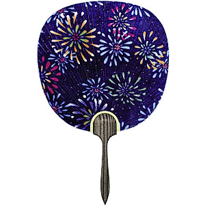 Shiomi Fan 2709 Fireworks Fan 9.4 x 14.6 inches (24 x 37 cm)