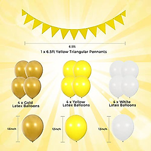 Sunshine Party Decorations Yellow Birthday Decorations Sun Party Decorations Sunshine Birthday Decorations You Are My Sunshine Party Decorations Banner Sunshine Baby Shower Decorations Sun Balloon