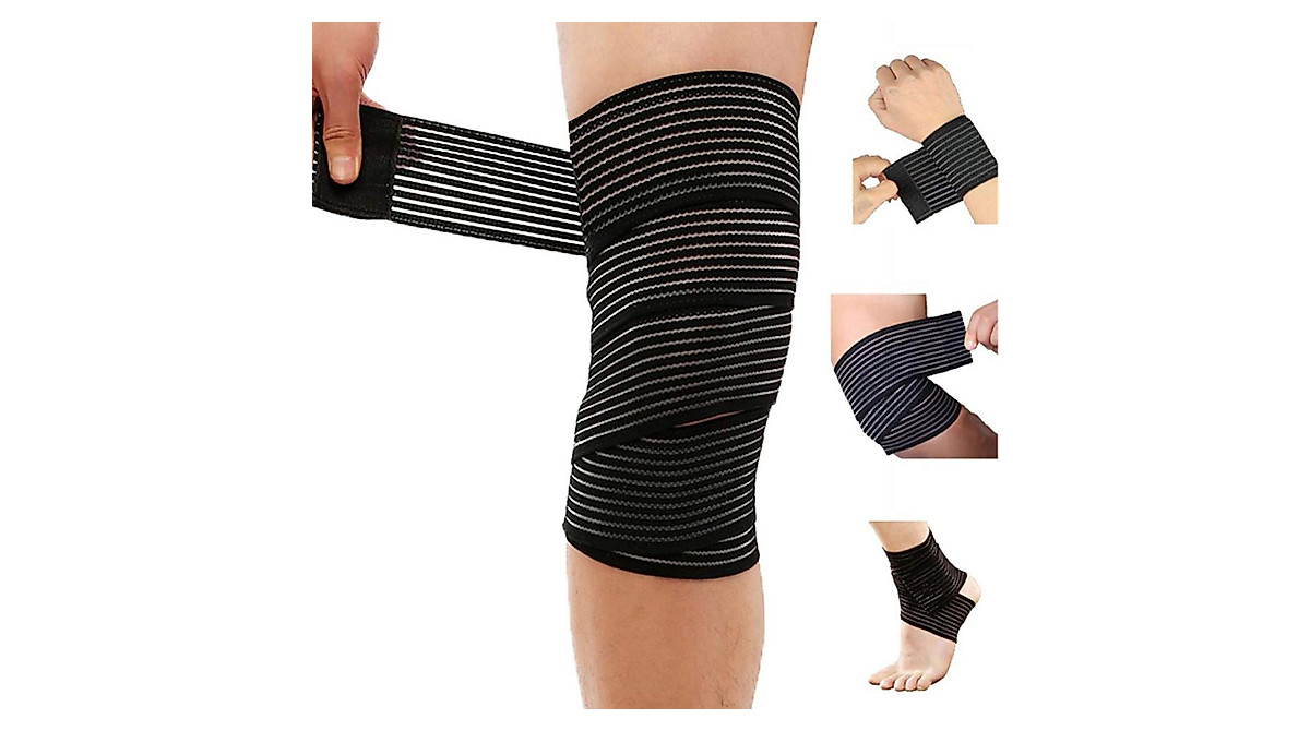 Elastic Compression Knee Brace Support for Sports & Injury Relief