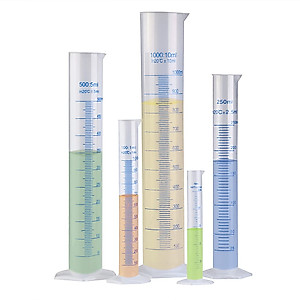 250ml Plastic Graduated Cylinker, Measuring Cylinder Graduated Cylinders Lab Supplies Laboratory Tools