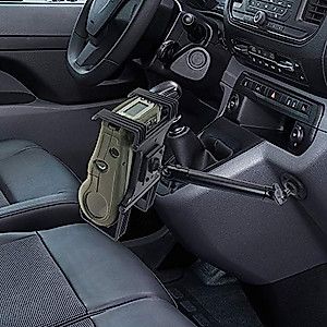 ARKON Portable Mobile Printer Car Truck Drill Base Mount for Zebra Epson Brother Printers Retail Black