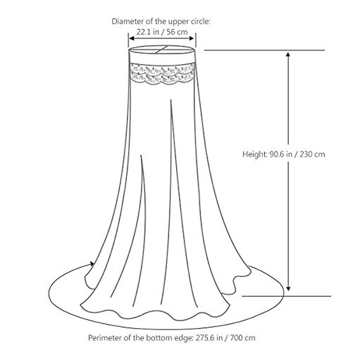 STOBOK Mosquito Net,Baby Canopy Bed Netting,