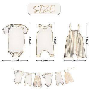 Neutral Gold Baby Shower Bunting for Baby Shower Decorations 12Pcs Baby Shower Banner for Neutral New Baby Party, Girl Boy Baby Shower Decor