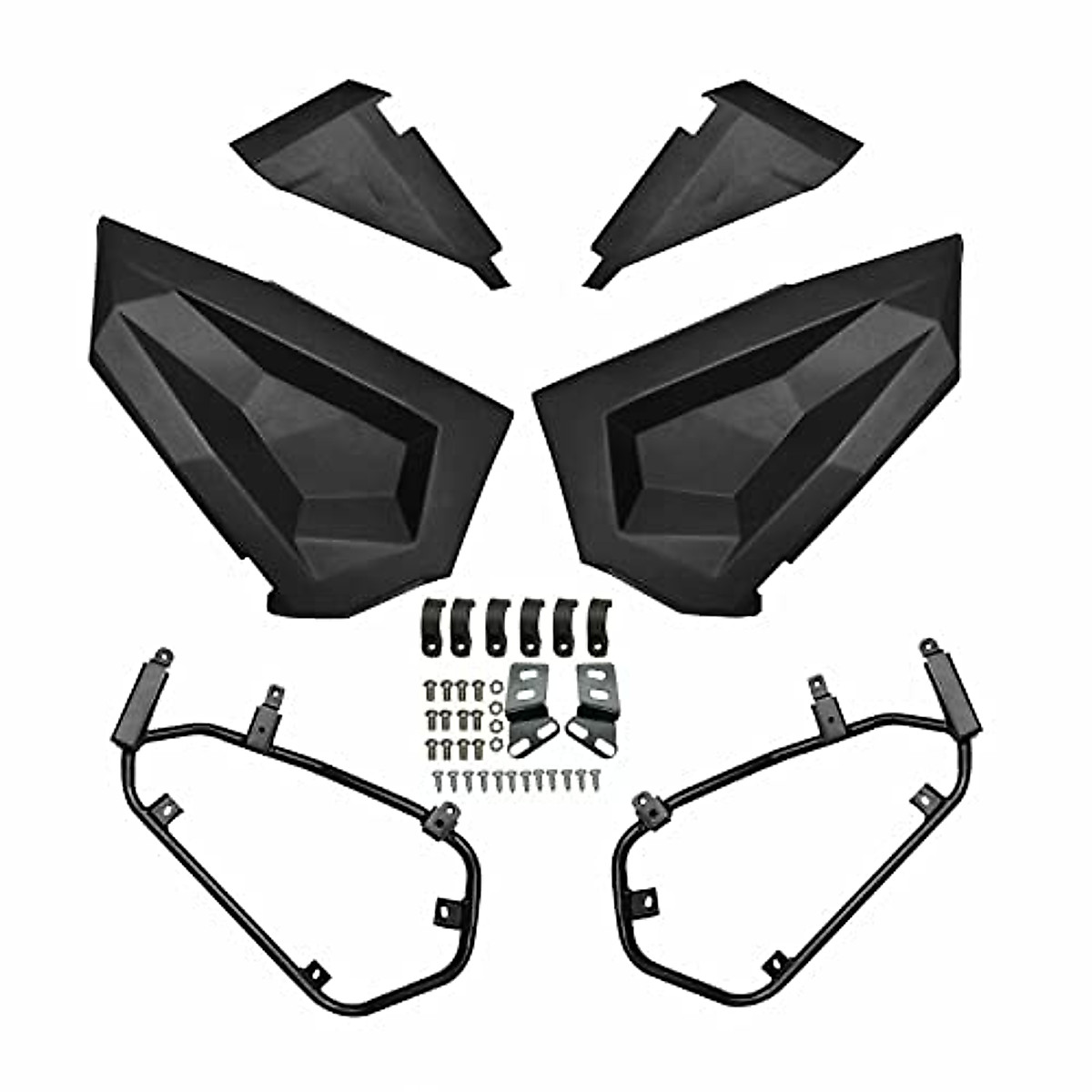 ECOTRIC 2879509 Lower Door Panels Insert Kit Compatible with 2014-2023 Polaris RZR 900 1000 XP S Turbo 2 Door W/OEM Style Frame