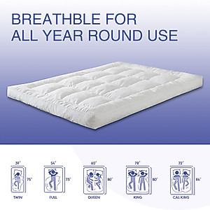 WhatsBedding 3 Inch Memory Foam Mattress Topper California King Size, Breathable Fluffy Shredded Memory Foam Filled Pillow Top, 4 Anchor Elastic Bands, 84x72x3 Inch