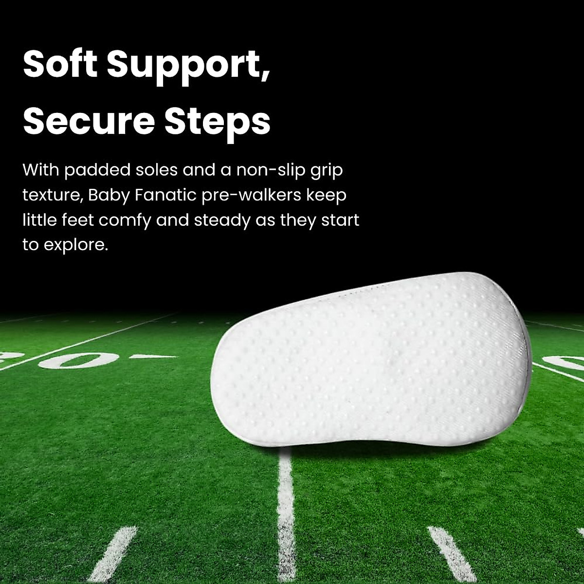 MasterPieces - NFL Baby Pre-Walkers Shoes, Officially Licensed Seattle Seahawks Football, High Top Sneakers, Soft Anti-Slip Soles, Boys and Girls, 0-6 Months Team Color