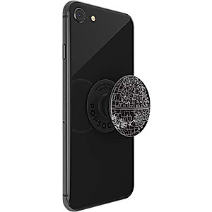 ​​​​PopSockets Phone Grip with Expanding Kickstand, PopSockets for Phone - Star Wars - Death Star Alum