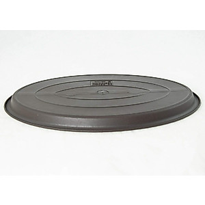 Oval Plastic Humidity/Drip Tray for Bonsai Tree 12.5"x 8.75"x 0.5"- Brown