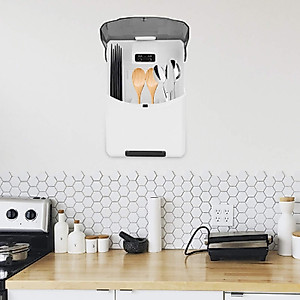 DOITOOL Kitchen Wall Utensil Holder Caddy Electric Kitchen Tool Draining Box Chopsticks Storage Spoon Fork Cutlery Container Organizer