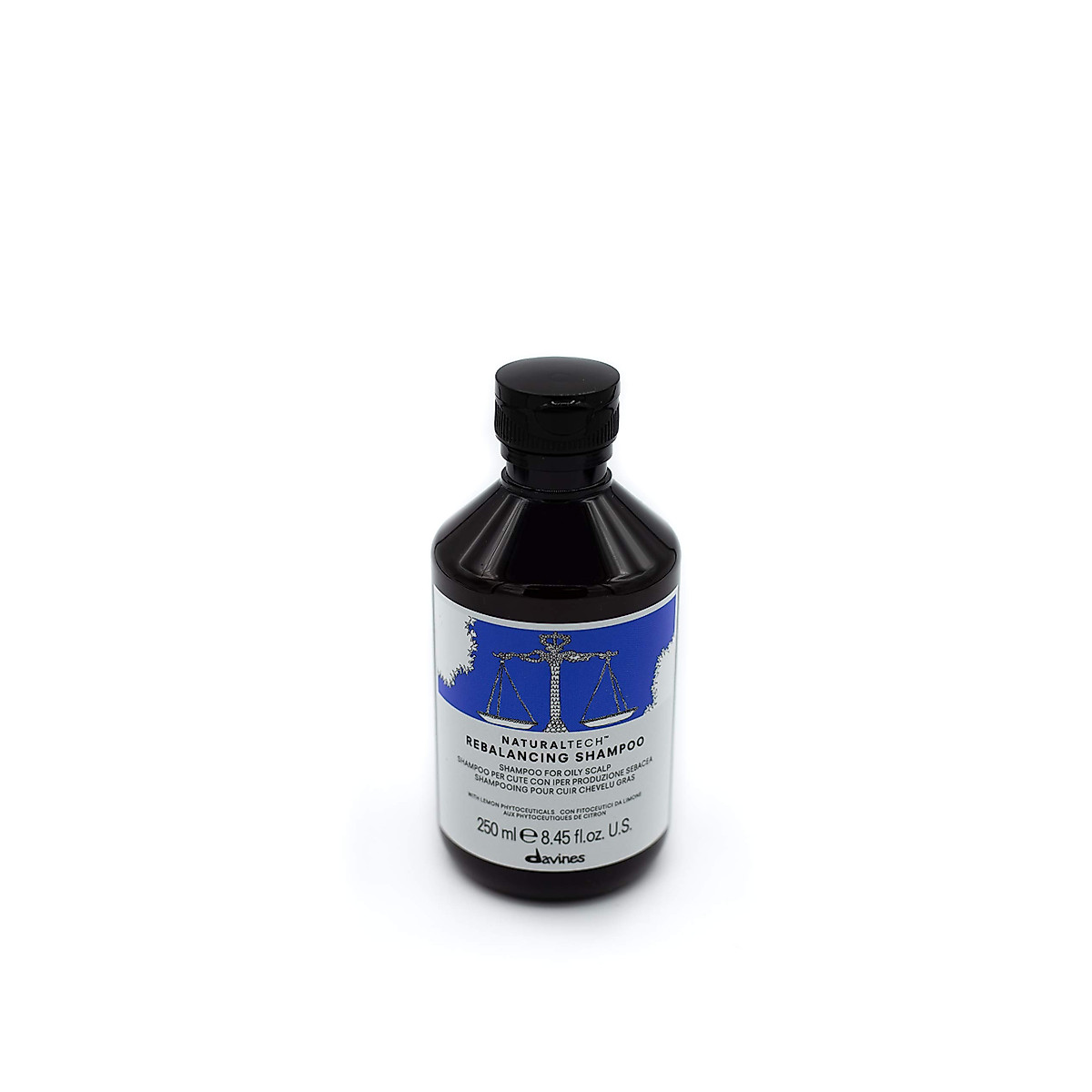 Davines Naturaltech REBALANCING Shampoo, Gently Cleanse The Scalp While Assisting With Excess Sebum Production, Add Shine, 8.45 fl oz