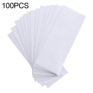 maiduoduo01 100Pcs Disposable Depilatory Paper for Lady ，Soft Non-woven Wax Arm Leg Hair Removal Strip