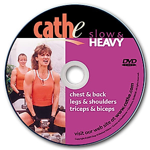 Cathe Friedrich Slow & Heavy Strength Training Workout DVD - 3 Heavy Weight Strength & Toning Workouts On One DVD