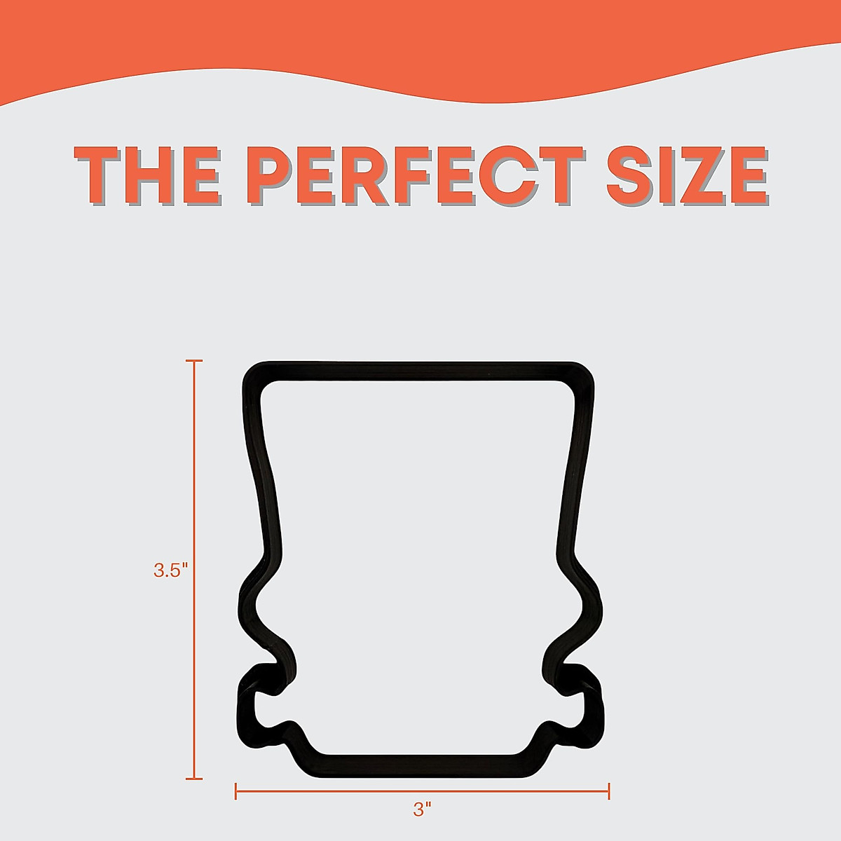 Frankenstein Head Halloween Cookie Cutter with Easy to Push Design, for Baby Showers, Work Events, and Birthday Celebrations (4 inch)