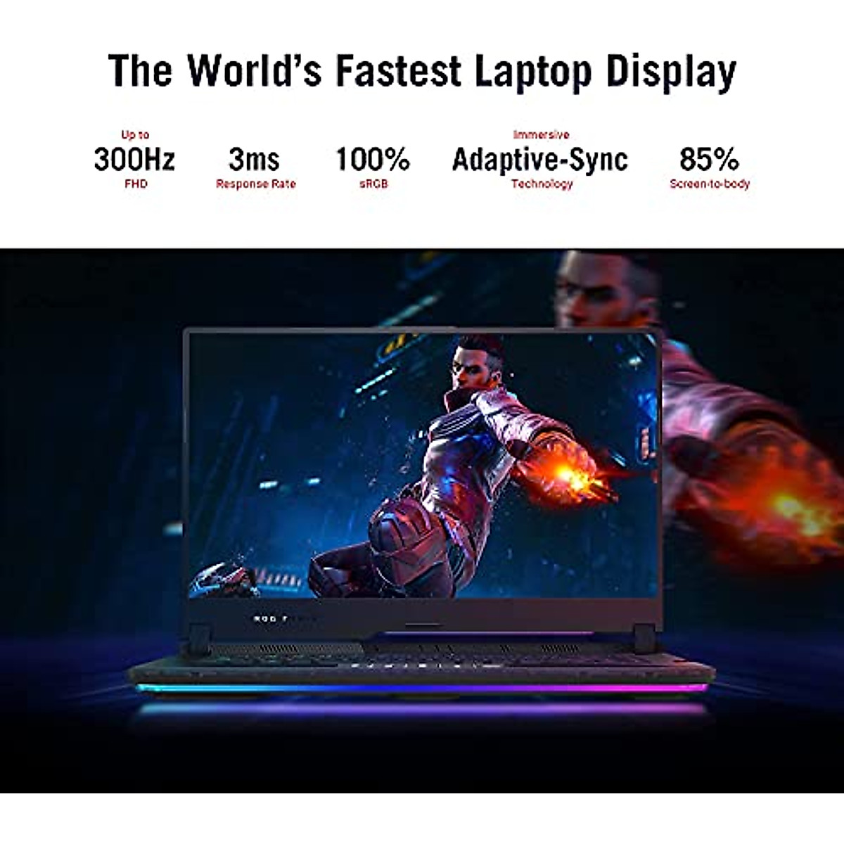 ASUS ROG Strix Scar 15 VR-Ready Gaming Laptop, 15.6”300Hz IPS FHD, AMD Ryzen 9 5900HX (4.60GHz 8 core), RGB Backlit KB, GeForce RTX 3080 (130W), Win 10, w/ Accessories (64GB RAM | 4TB PCIe SSD)