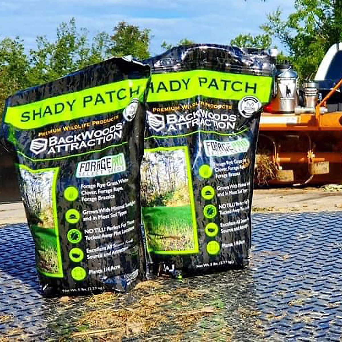 Backwoods Premium Wildlife Products Shady Patch - Premium Food Plot Seed Mix - 5 Pound Bag